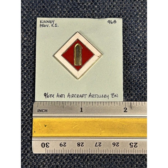 Kinney | Accessories | 96th Anti Aircraft Artillery Battalion Dui Badge ...